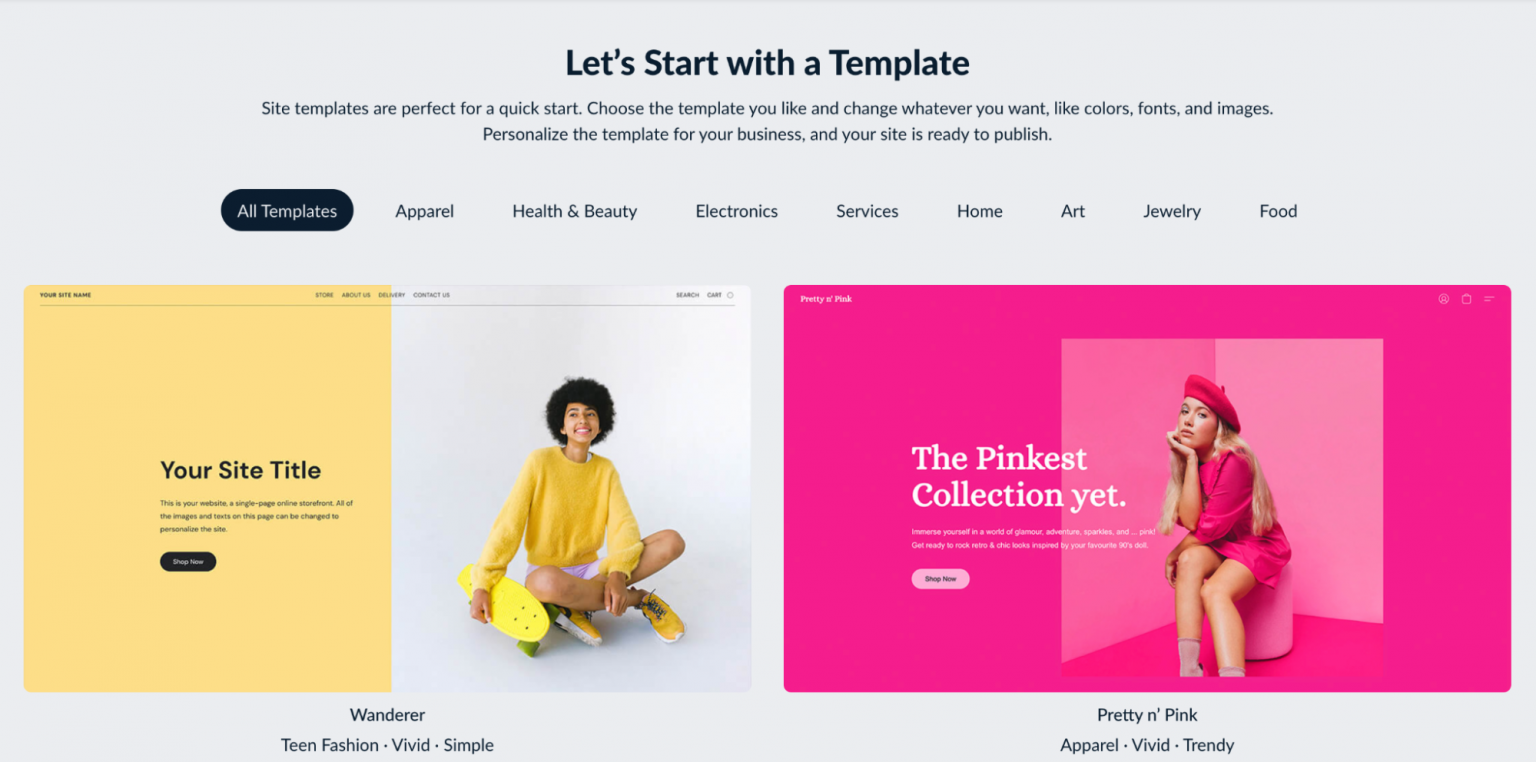 How to Choose an Ecommerce Template for Your Website