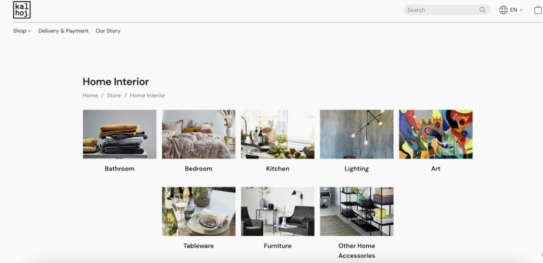 14 Ecwid Store Examples that Sell Furniture and Home Decor