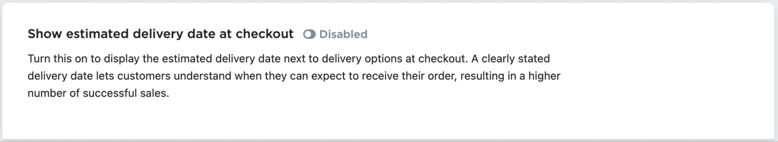 Estimated Delivery Date at Checkout: Trust and Conversion