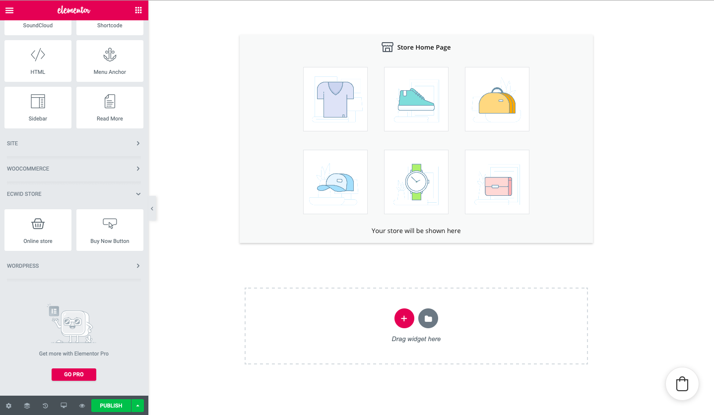 Ecwid for Elementor: WordPress Ecommerce without Coding