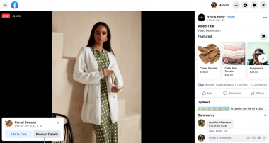 How to Sell Products Using Facebook Live Shopping