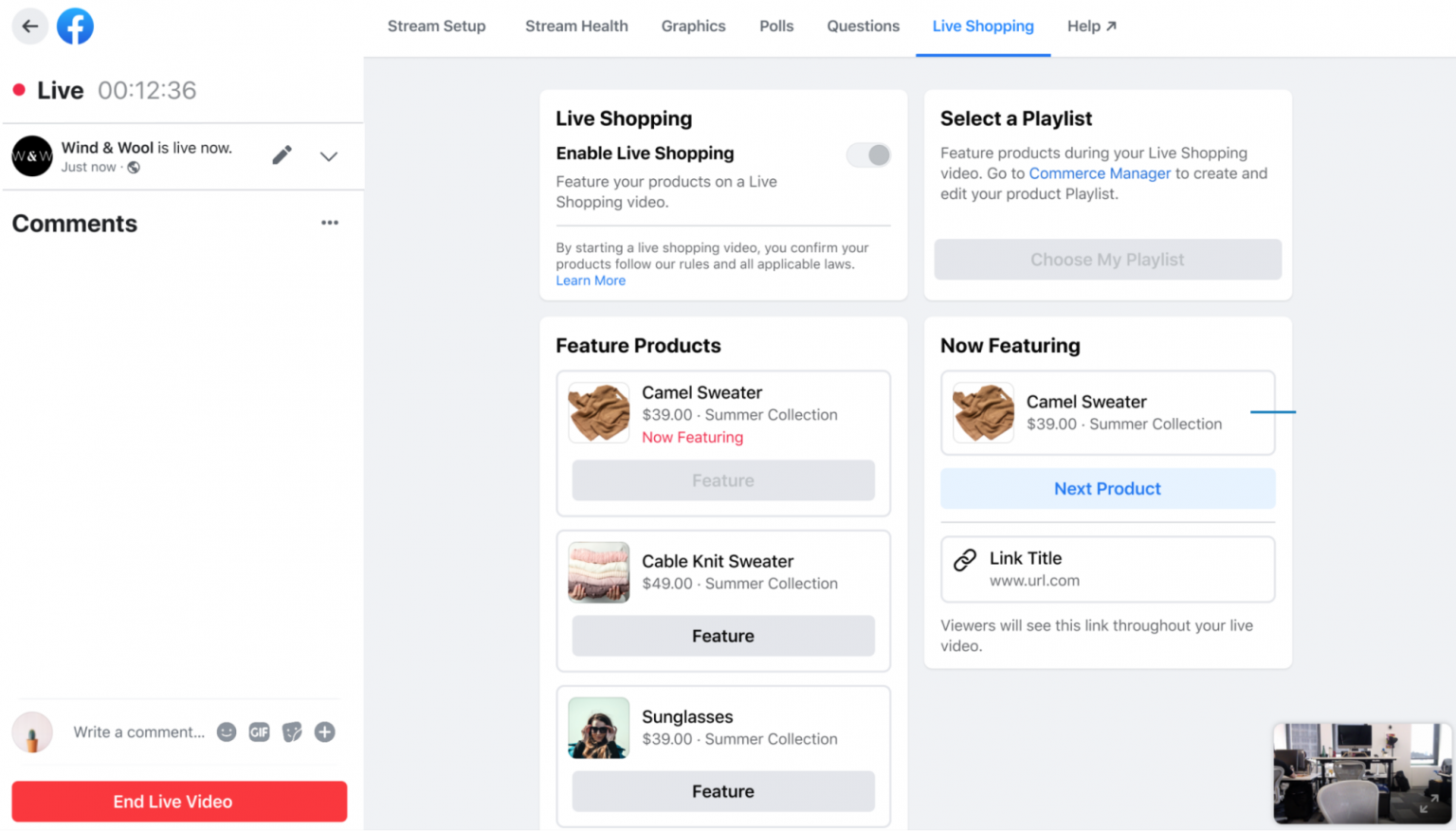 How to Sell Products Using Facebook Live Shopping